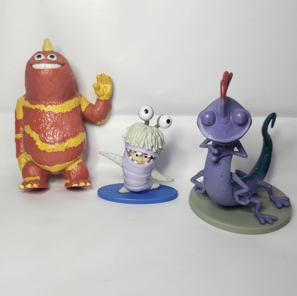 Disney | Toys | Monsters Inc Disney Pixar Lot Of 3 Figures Costume Boo ...